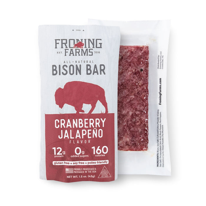 Froning Farms Bison Snacks - Wilderness Athlete